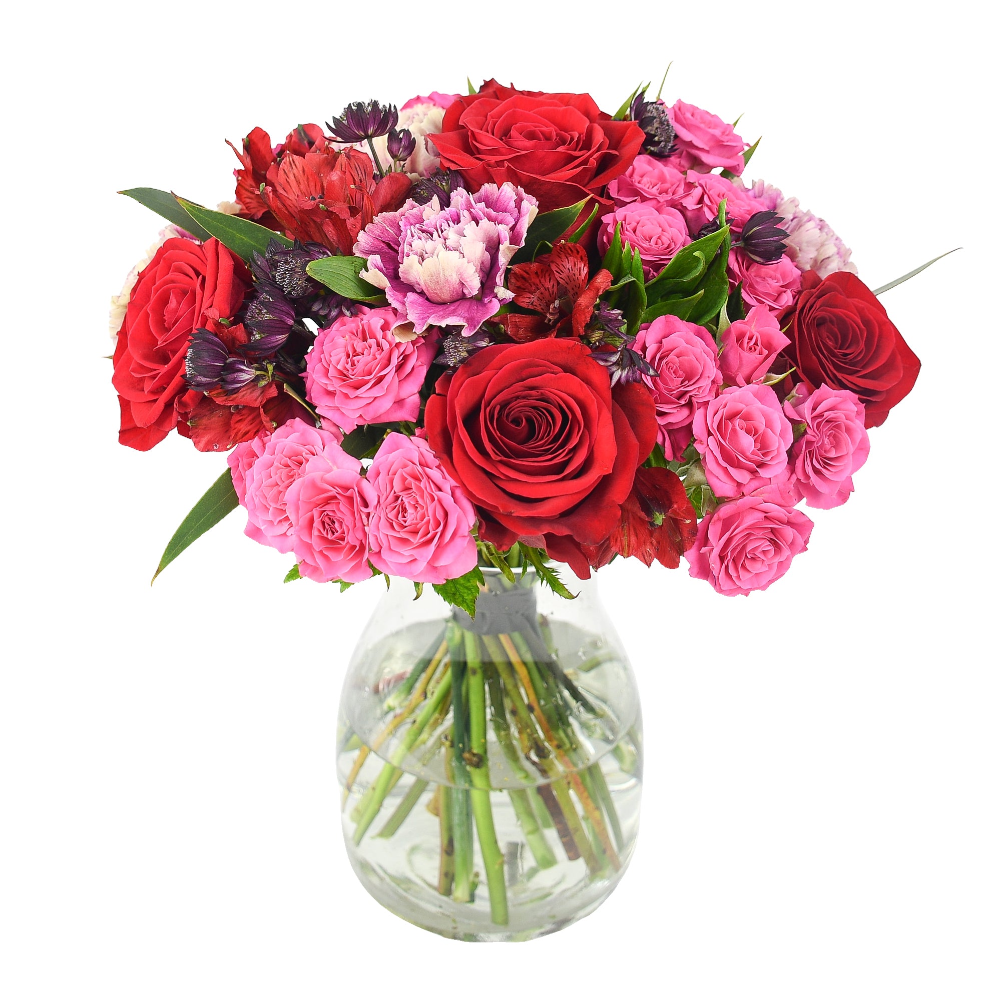 The Pink Lady - Roses Bouquet - Flowers & Plants Co.